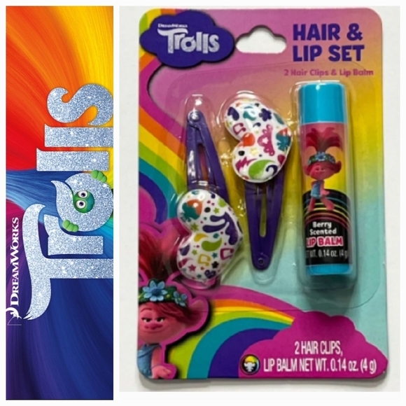 Taste Beauty | Bath, Skin & Hair | 28 Trolls Girls Hair And Lip Set 2 ...